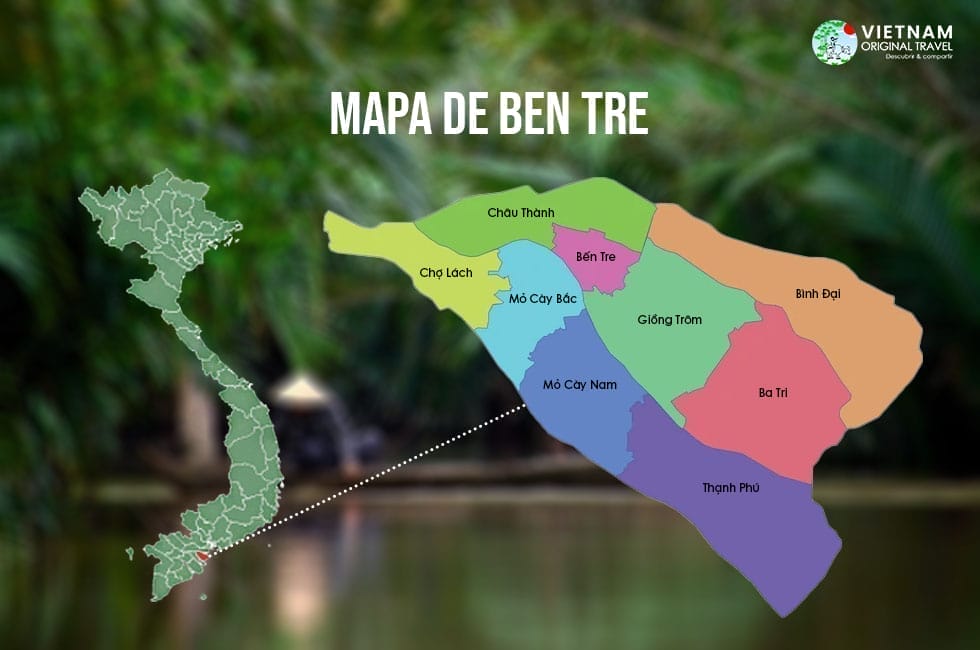 El Mapa De Ben Tre Naturaleza Vida Rural Y Sabor Del Sur De Vietnam